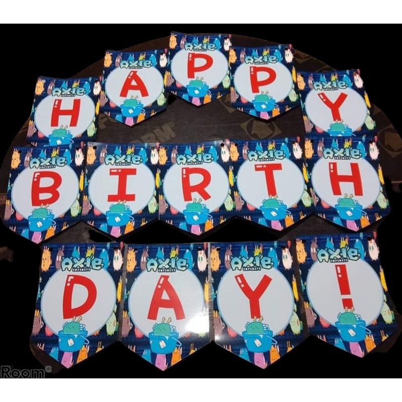 Axie Infinity Happy Birthday Banner | Shopee Philippines