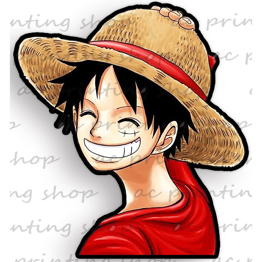 LUFFY STICKER WATERPROOF BIG SIZE | Shopee Philippines