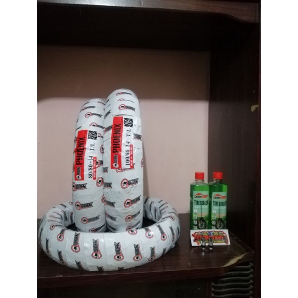 QUICK PHOENIX 80/80-100/80 free Tire Bulb and Tire Sealant BY 14 FOR ...