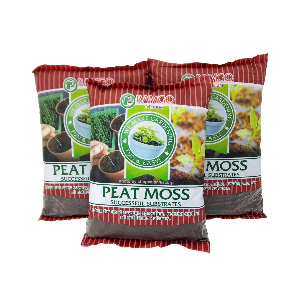 Ramgo Peat Moss Approx 0.8kg to 1kg 2L Bag KECORP_S1 | Shopee Philippines