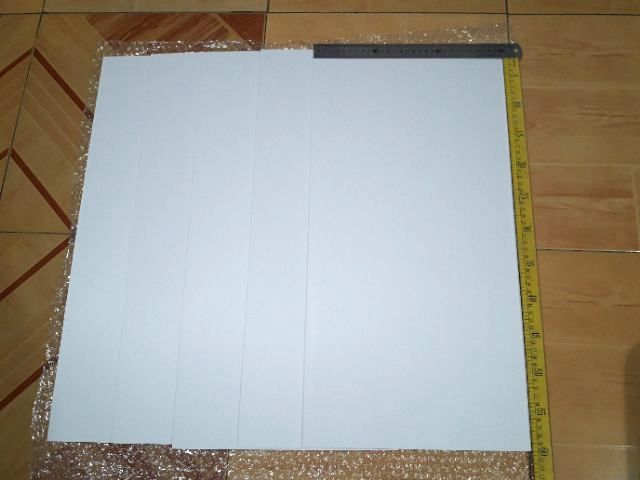 4pcs 1×2feet (30.5x61cm) 3mm/5mm White/Black Sintra PVC Board | Shopee ...