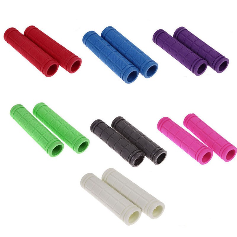 Rubber Bike Handlebar Grips Cover BMX MTB Mountain Bicycle Handles Anti ...