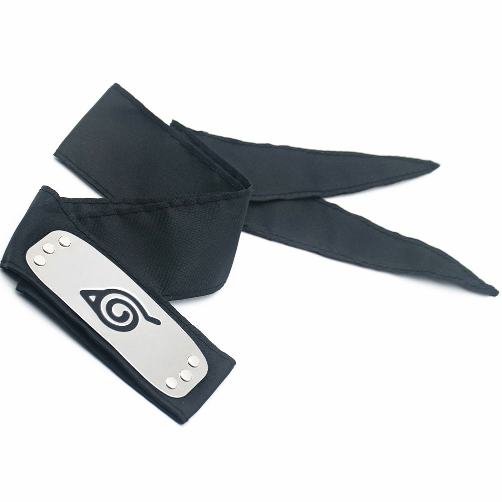 Anime Naruto Konoha Headband Uzumaki Kakash Forehead Fashionable Guard ...