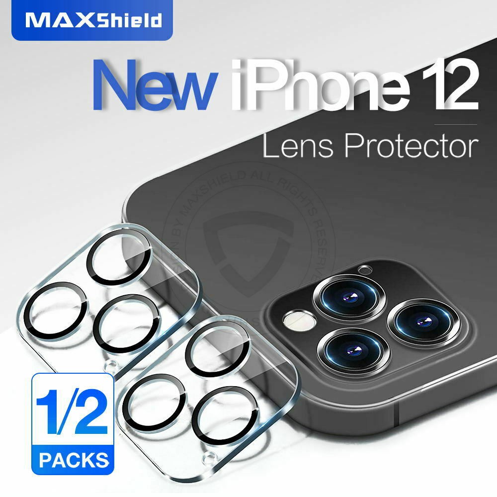 For iPhone 15 14 13 12 11 Pro Max Mini Pro Plus Max MAXSHIELD Camera Lens Tempered Glass Screen ...