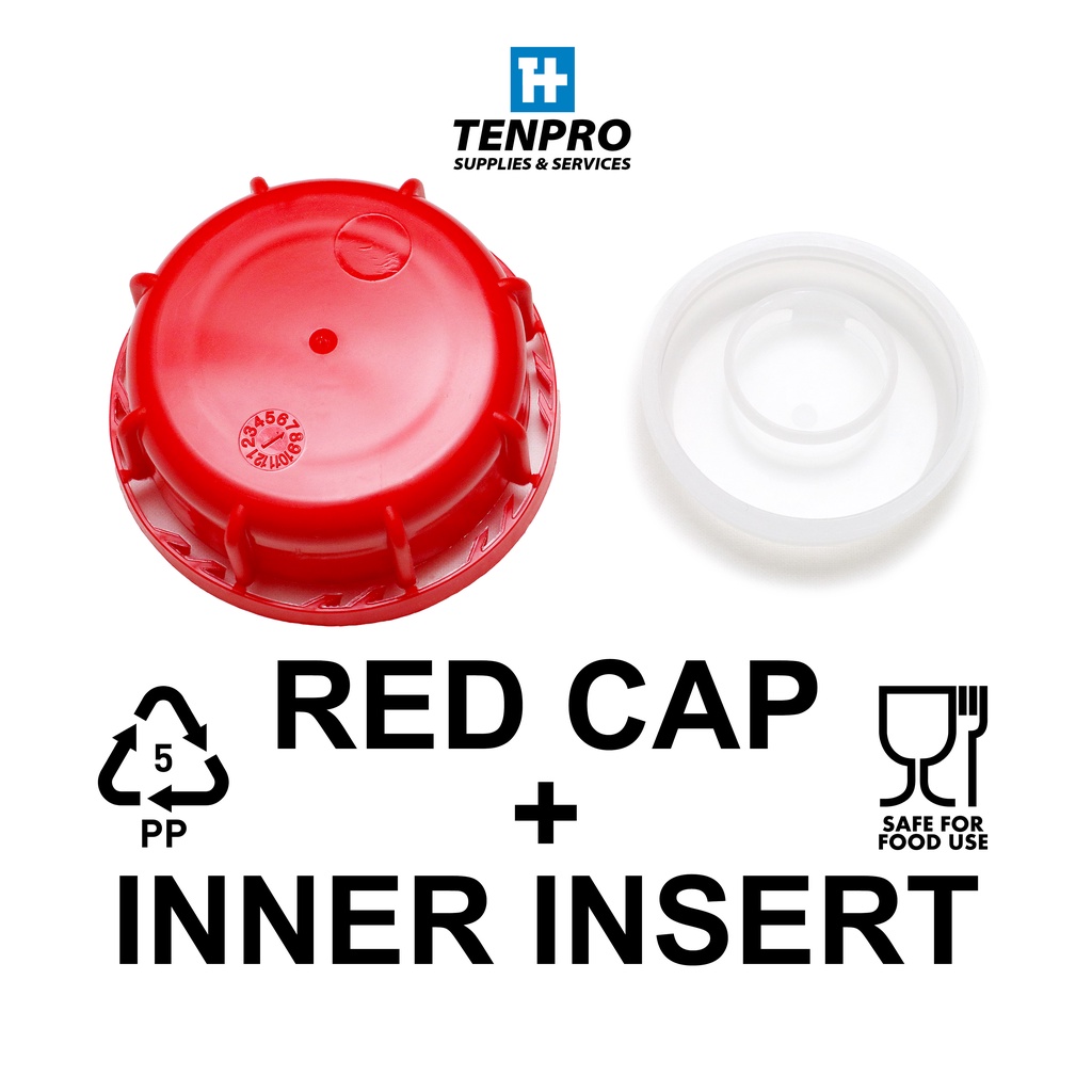 [NEW] Red Cap Inner Insert 25L 20L 10L 25 20 10 Liter Jerry Can Plastic Bottle HDPE Container ...