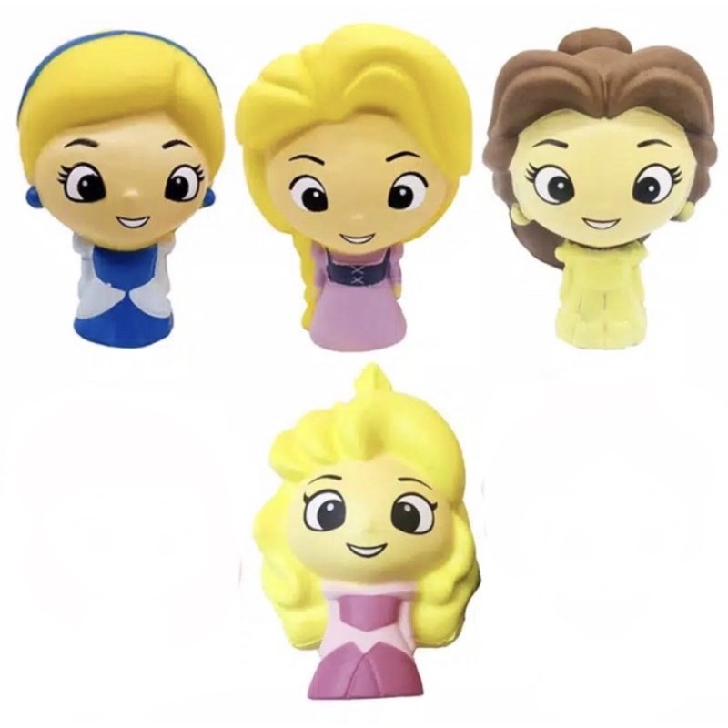 Squishy Disney Princess Cinderella Aurora Rapunzel Belle Cute Doll ...