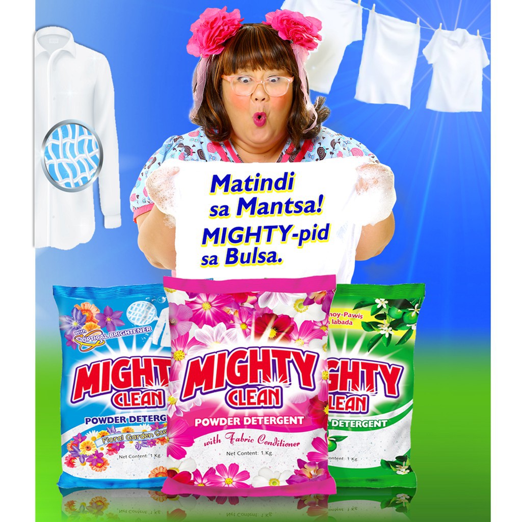 Mighty Clean Detergent Powder Floral Blossom - Powder (Pink) - 1 kilo ...