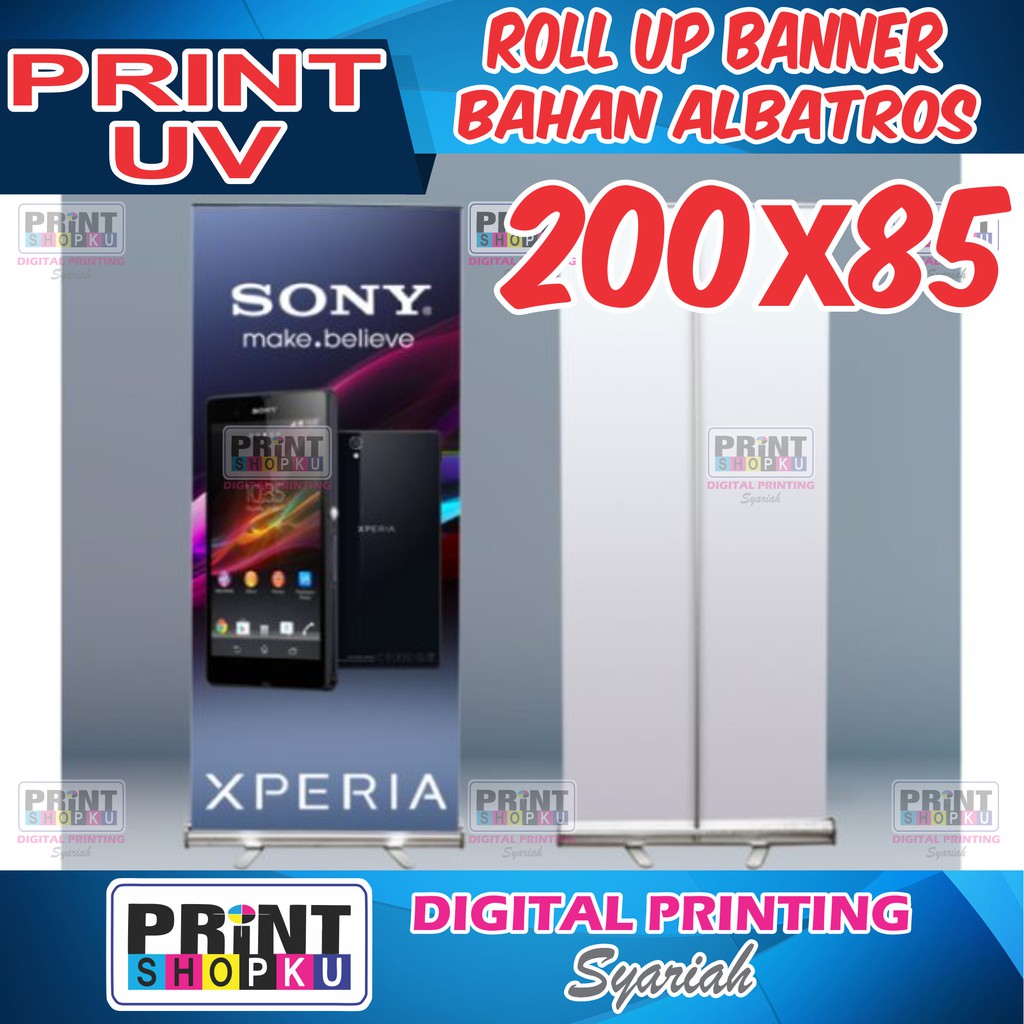 [ ALBATROS ] ROLL BANNER ALBATROS MATERIAL BANNER VERTICAL PRINT UV ...