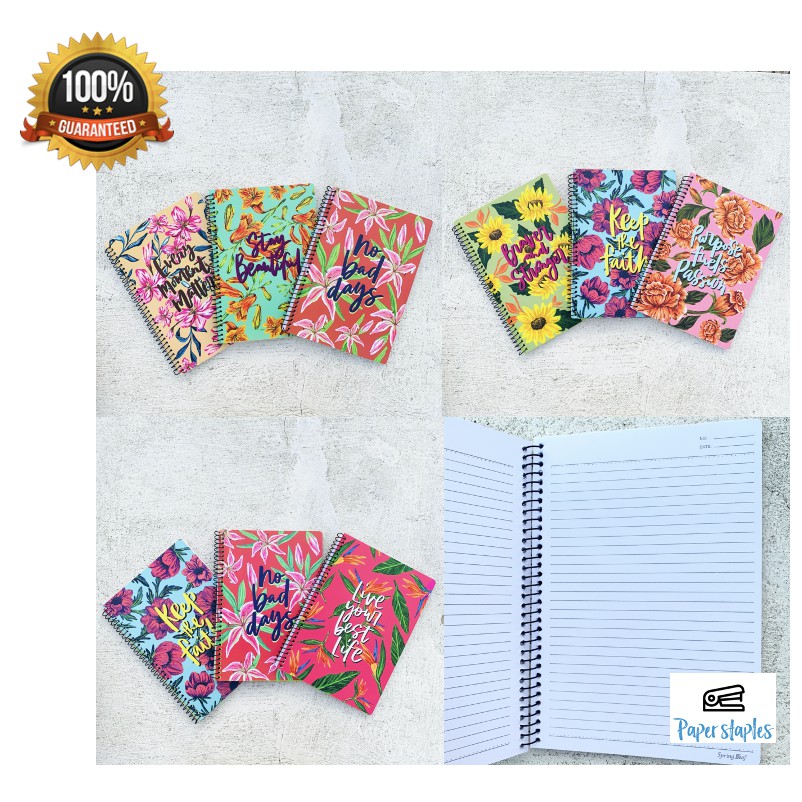 Springleaf Bloom Spiral Notebook | Shopee Philippines