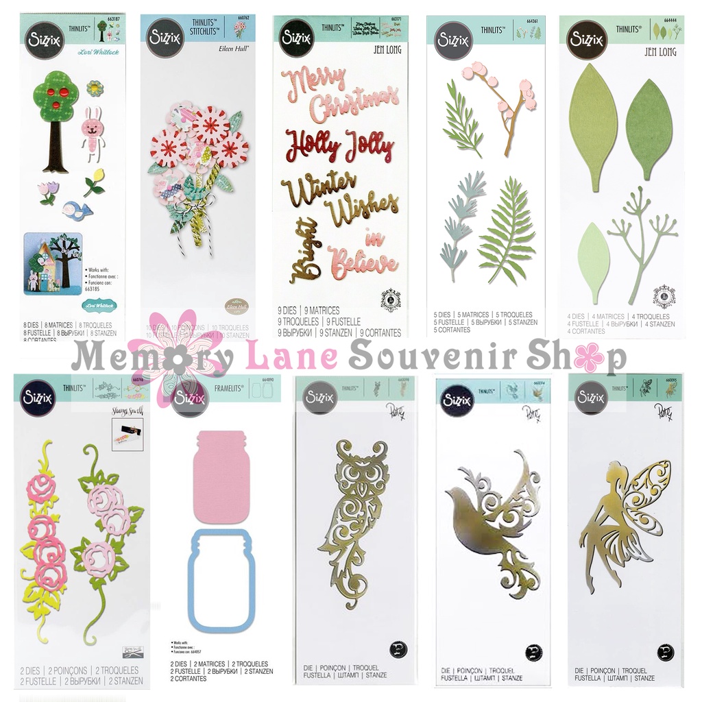 Sizzix Thinlits Die Sets # 6 | Shopee Philippines