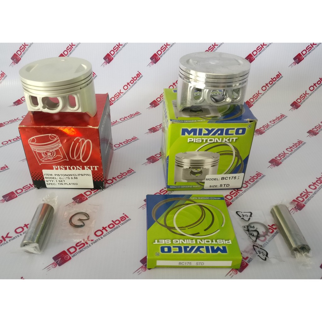 Barako 1 Piston Kit (STD. and 0.50/Rebore 50) (See NOTE below) | Shopee ...