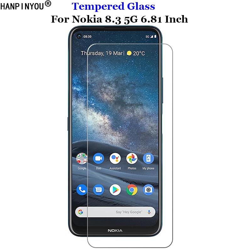 For Nokia 8.3 5G Clear Tempered Glass 9H 2.5D Premium Screen Protector ...