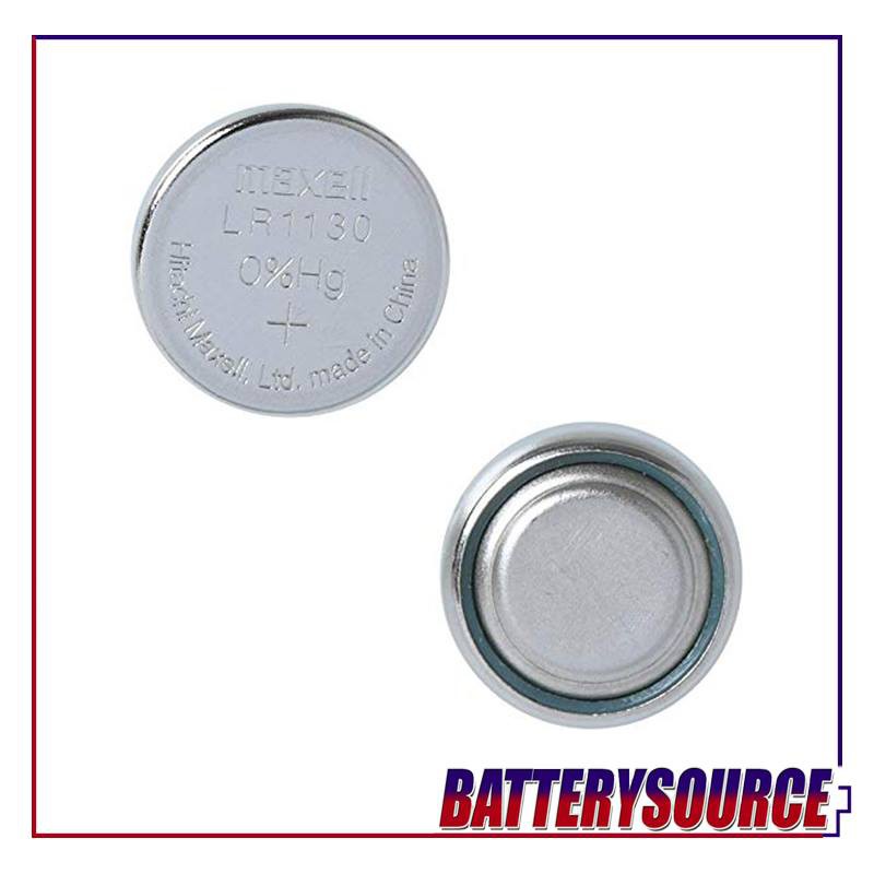 Maxell LR1130 1.5Volts Alkaline Button Cell Battery AG10 GP189 GP389 LR54 LR1131 (Per Piece ...