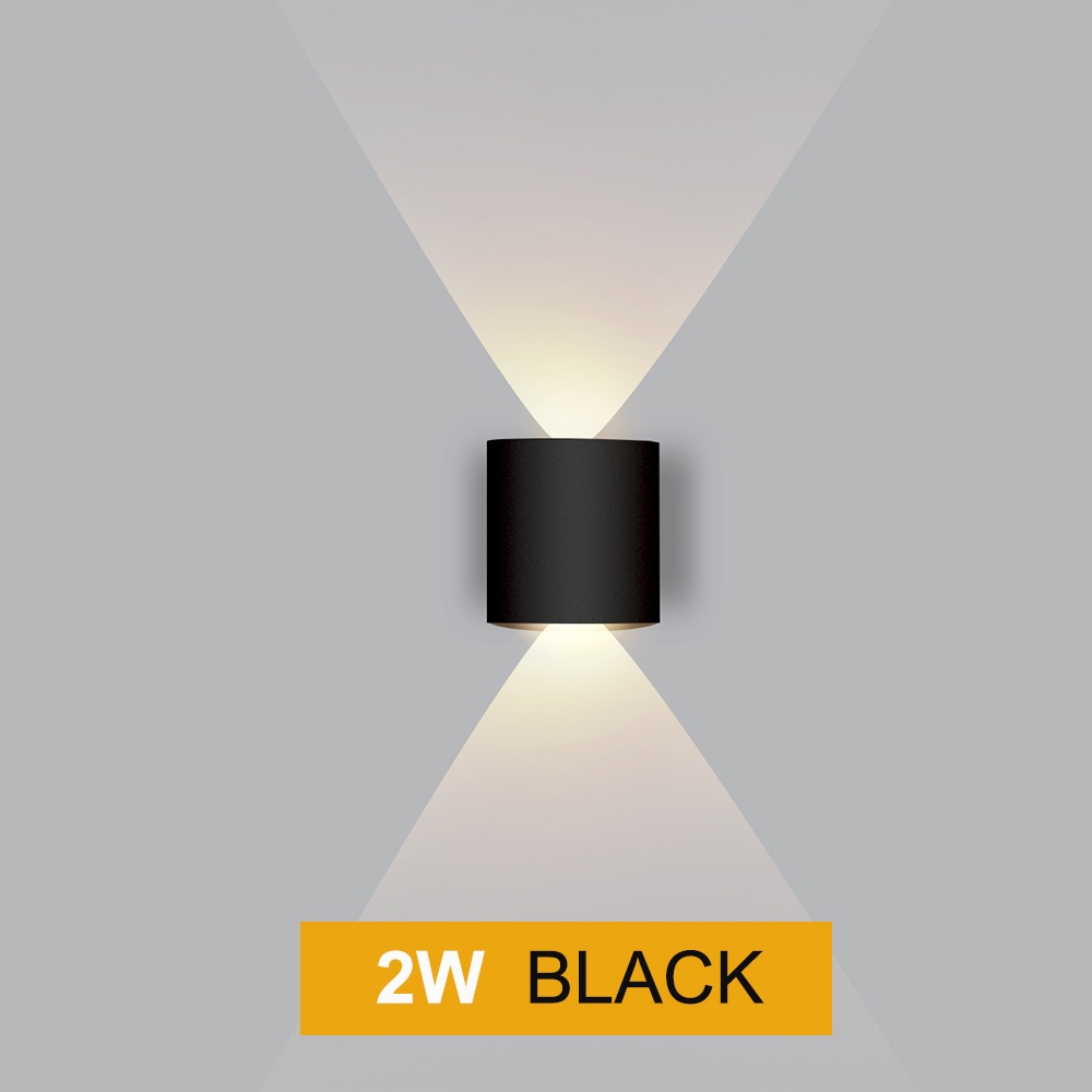 【COD】Led Wall Lamp Aluminum Outdoor IP65 Waterproof Up Down Wall Light ...