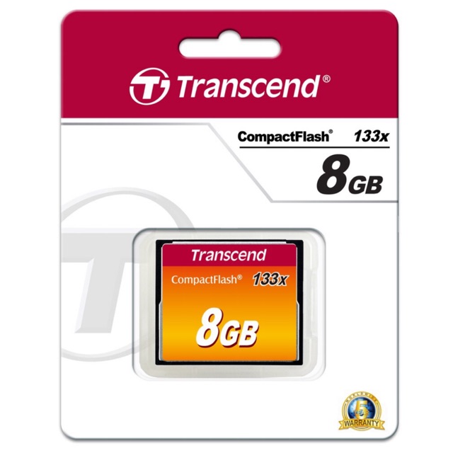 Transcend Compact Flash Card 8GB Warranty 5 Years | Shopee Philippines