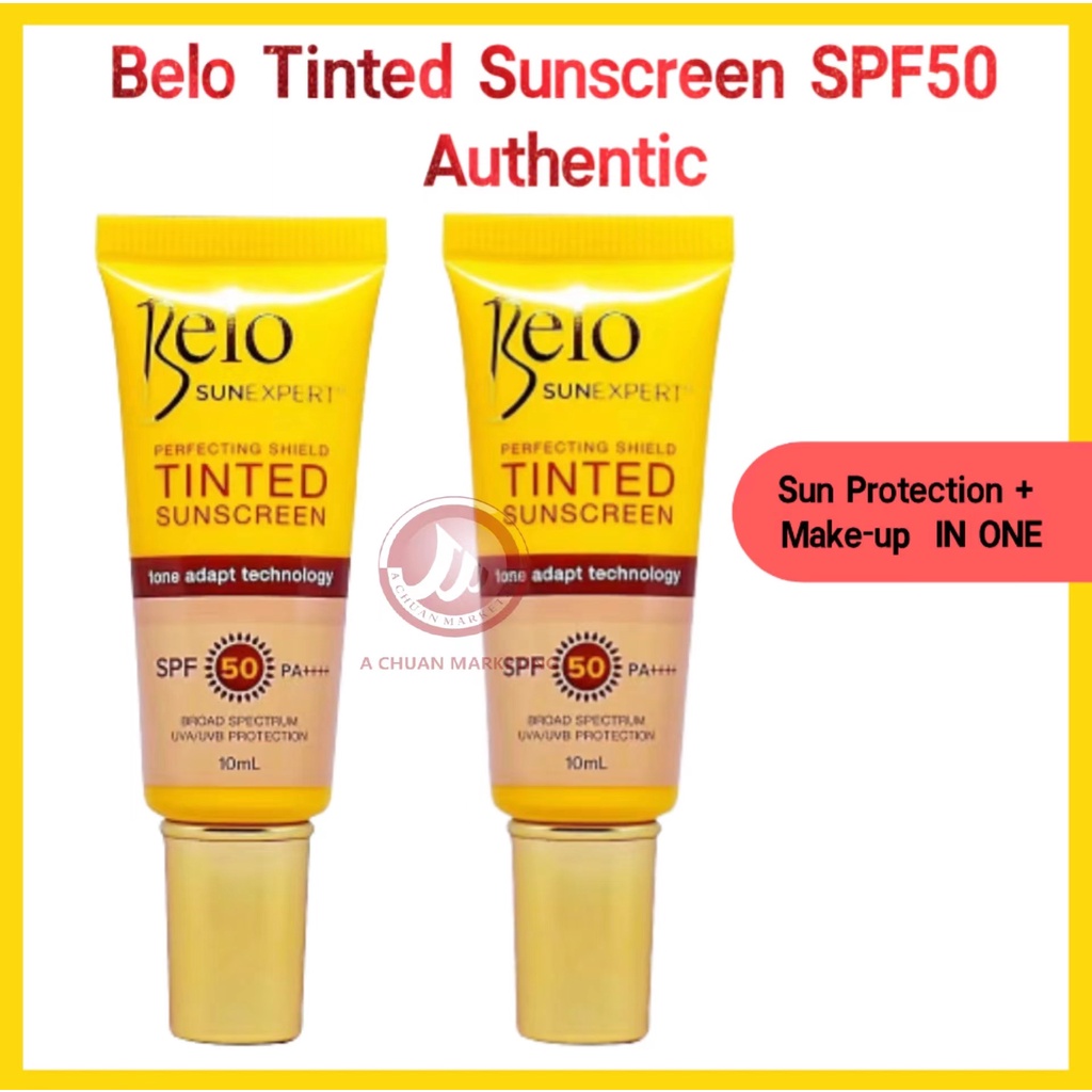 Belo SunExpert Tinted Sunscreen SPF50 PA++++ 10mL Sunscreen Sunblock ...