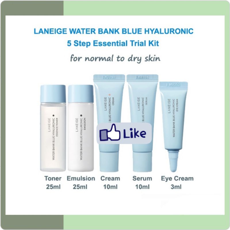 LANEIGE WATERBANK BLUE HYALURONIC FOAM& EMULSION &/WATER SLEEPING MASK EX 15ML | Shopee Philippines