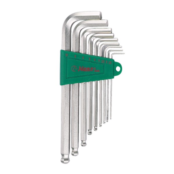 Hans Tools 16772 Long Arm Ball Point Allen Key Wrench Set - Metric ...