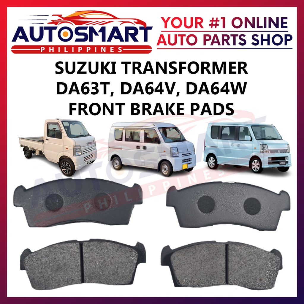 Suzuki Transformer DA63T/DA64V/DA64W Front Brake Pad Set ORION BRAND ...