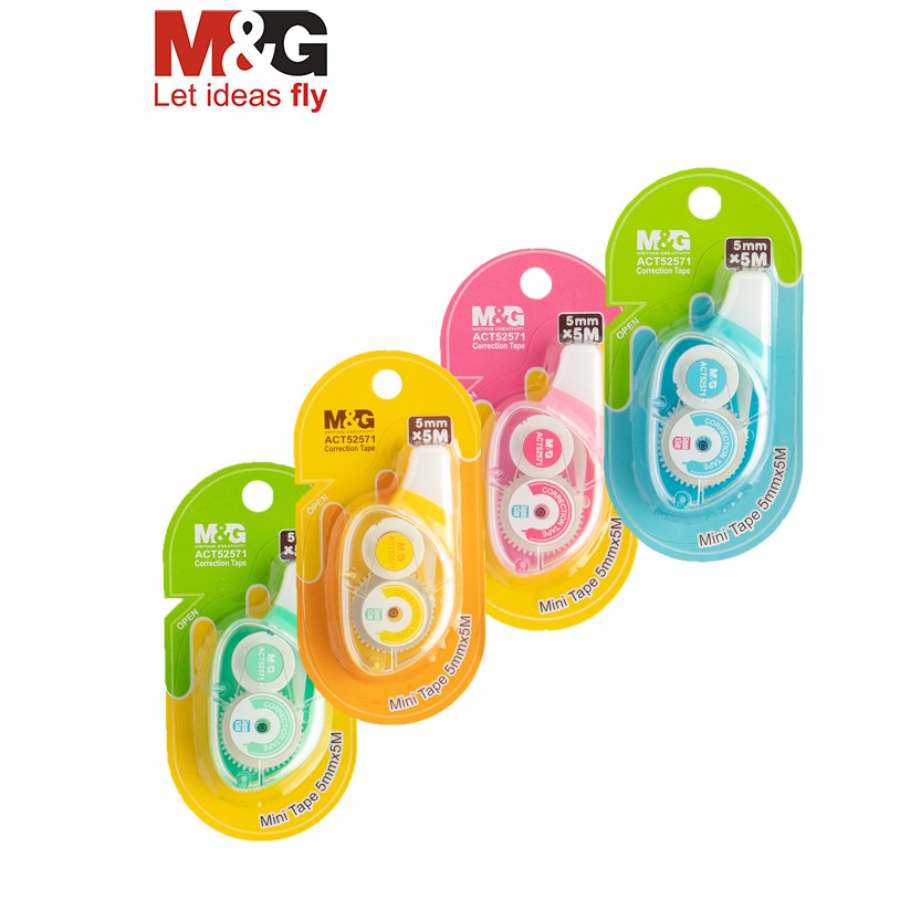 M&G Correction Tape 5Mx5mm ACT52571 (4Pcs) | Shopee Philippines