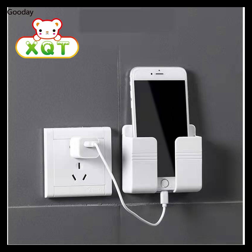 Wall Hanging Remote Control Organizer Mobile Phone Bracket Storage Box ...