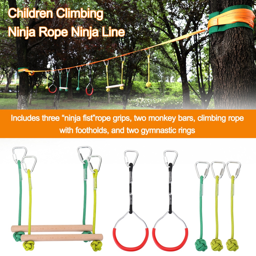Children Climbing Rope Exercise Line Obstacle Training Equipment Kids ...
