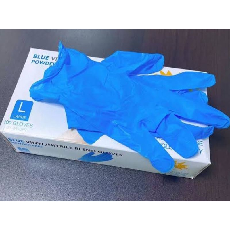 100PCS Vinyl Examination Gloves Powder Free Disposable / Surgical ...