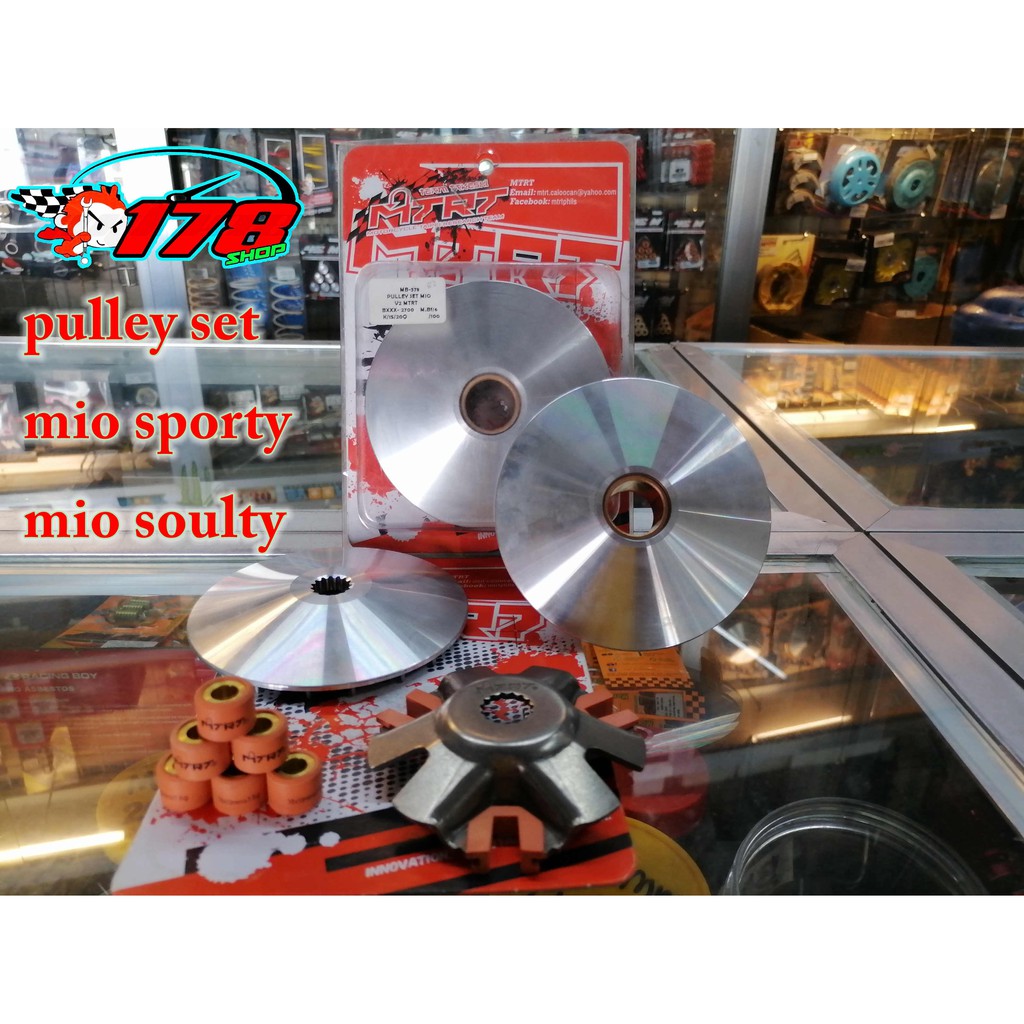 mtrt version 2 pulley set mio sporty soulty with free flyball | Shopee ...