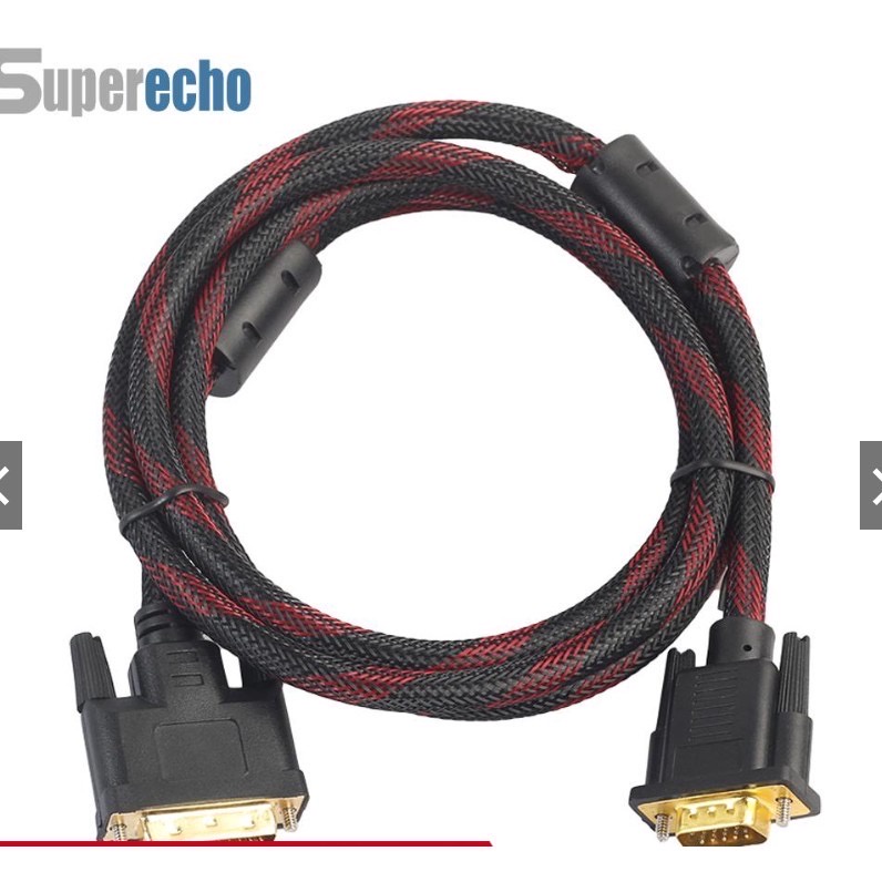 DVI-I Turn To VGA Connect Wire Cable Male to Male Video Line 4.6ft ...