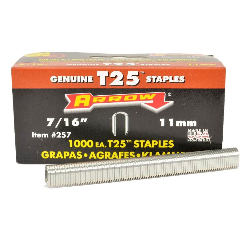 ARROW Staple Wire 7/16 for T-25 5 Boxes/Pack (1000 Pcs) | Shopee ...