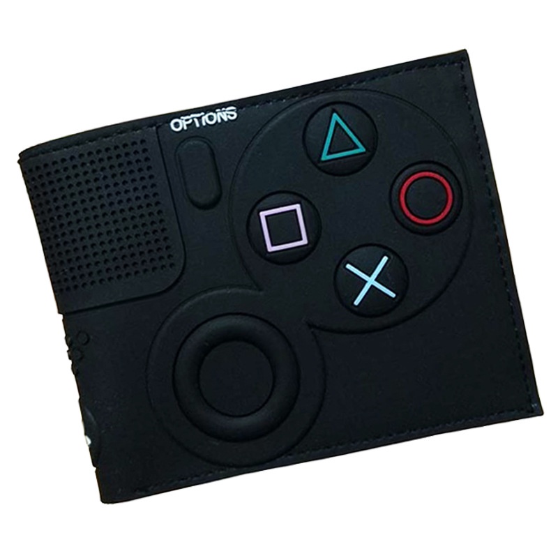 PS Gamepad Wallet Game Console Pattern Short Wallet Wallet | Shopee ...