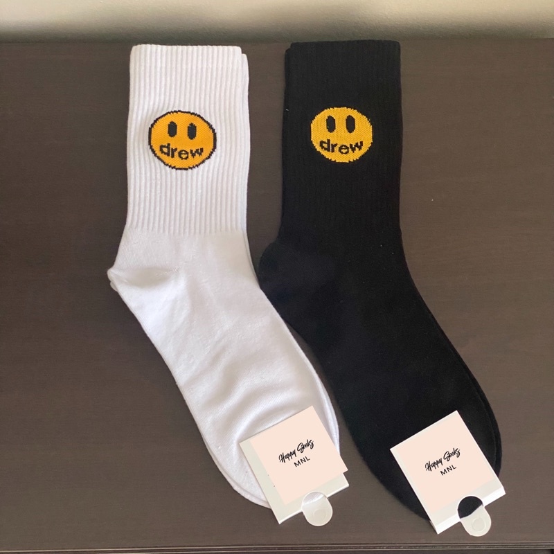 Smiley Drew Fashion Iconic Socks | Shopee Philippines