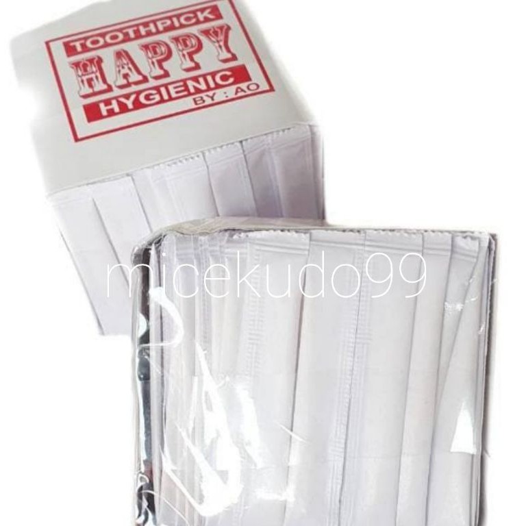 Toothpicks 500pcs Sterile Hygienic Packaging Paper Wraps | Shopee ...
