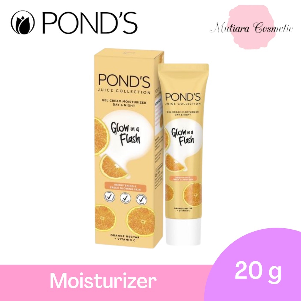 Ponds Gel Cream Moisturizer with Orange Nectar+Vitamin C 20gr | Shopee ...
