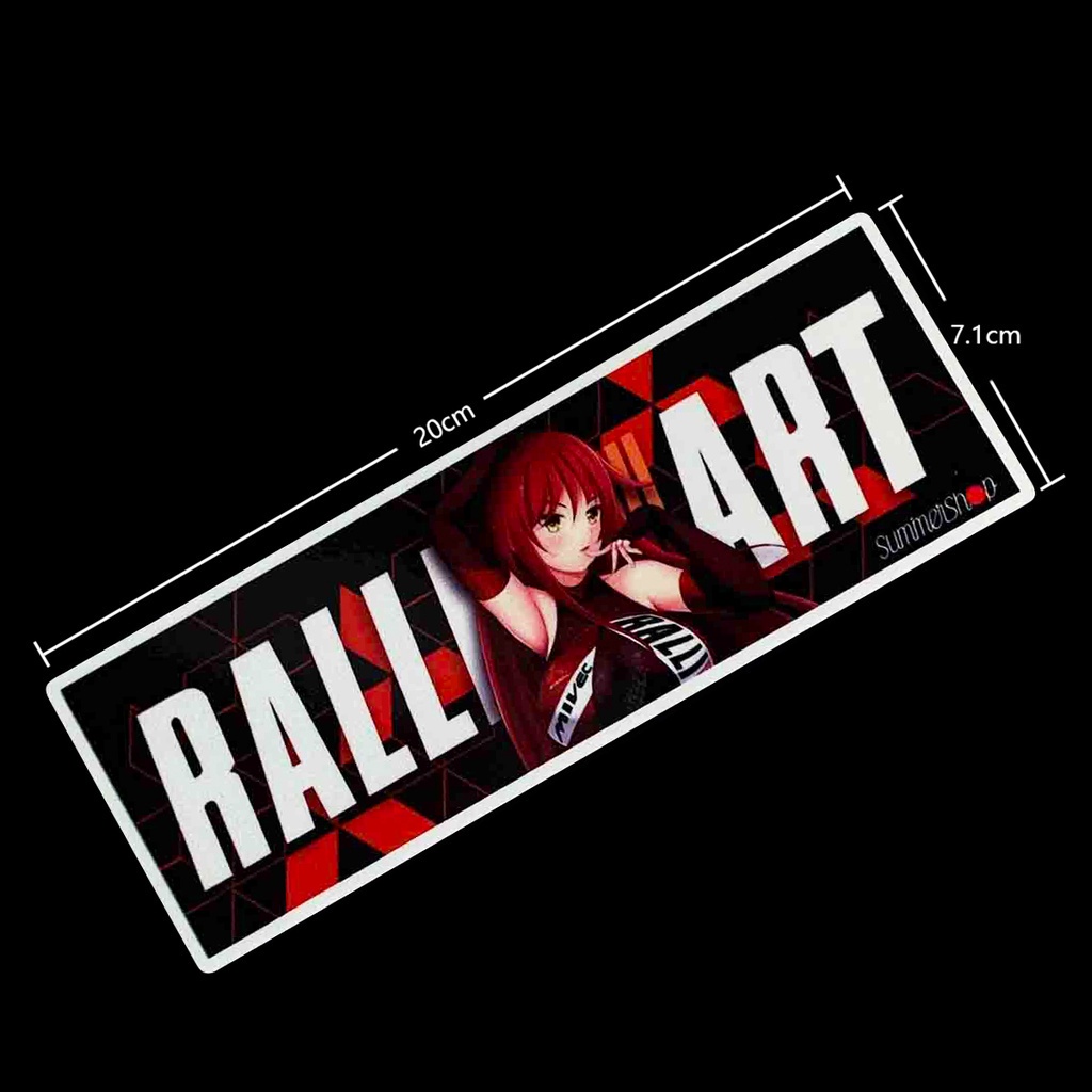 COD JDM Reflective Girl Anime Heart Eyes Waifu Ecchi Car Body Styling ...