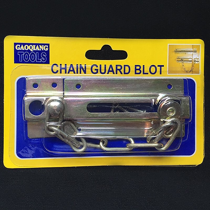 Heavy duty Quality Metal Door Chain Guard Bolt Lock tools antitheft for ...