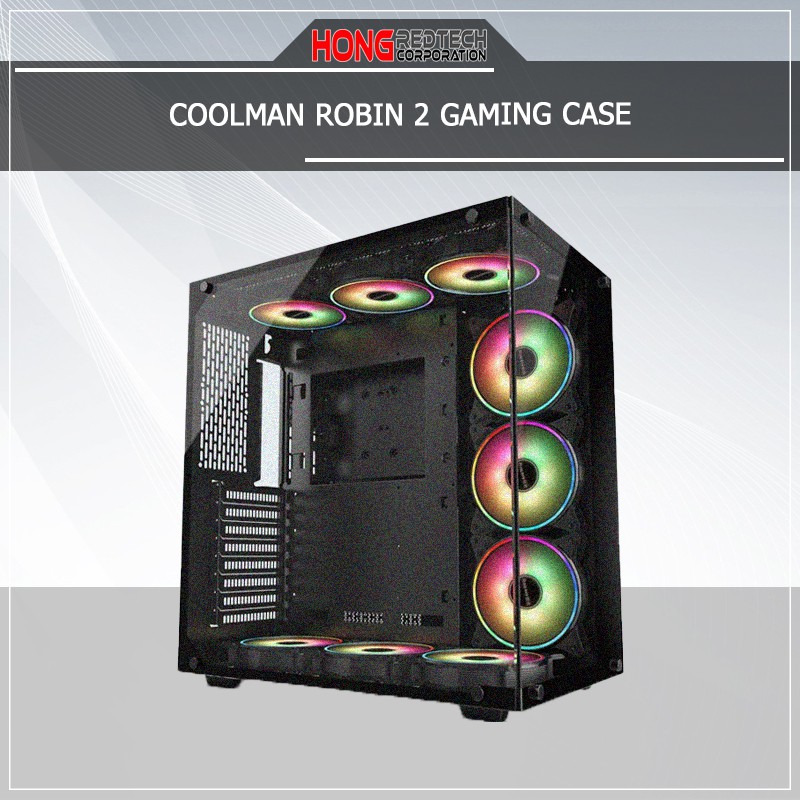 COOLMAN ROBIN 2 GAMING CASE | Shopee Philippines