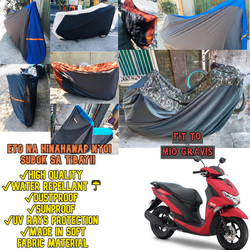 [w/freegift] MIO GRAVIS MOTOR COVER 2 TONE Lightweight materials 100% ...