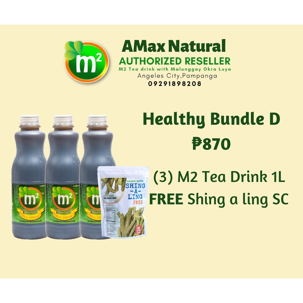 M2 Malunggay Tea Drink with Shing-a-ling Bundle | Shopee Philippines