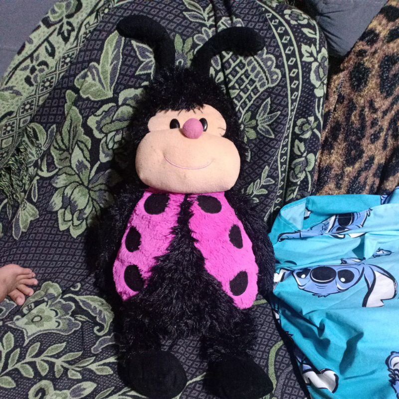Home Sweet Home Happy nappers Lady bug 23" bat op stuffedtoy | Shopee ...