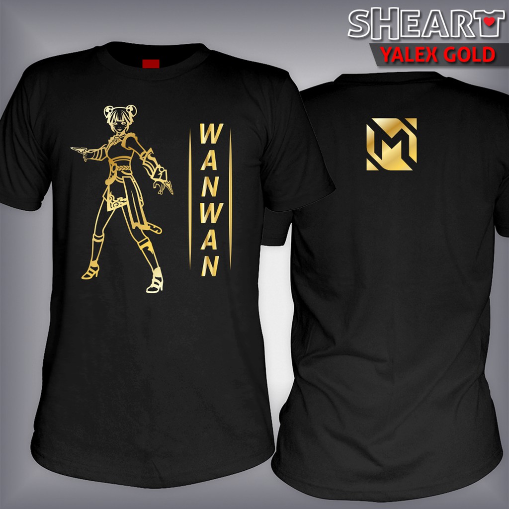 SHEART Mobile Legends Wanwan High Quality Cotton Blend Tshirt With ...