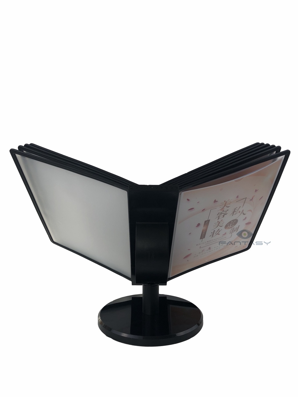 FANTASY DEFLECT-O A4 Desktop Rotating Page Flip Display Stand Menu ...