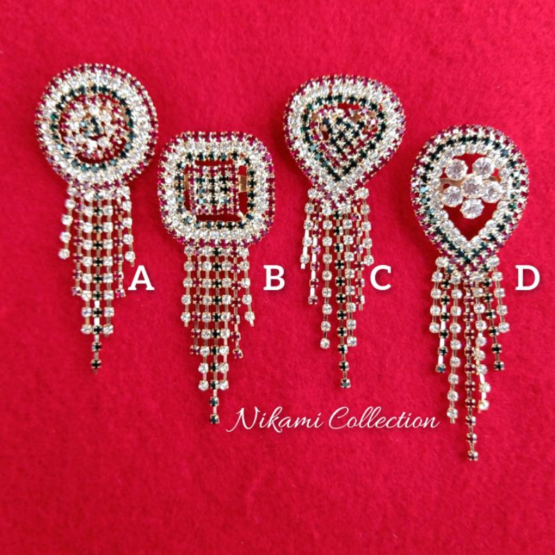 Three Color Hijab Chest Brooch | Shopee Philippines