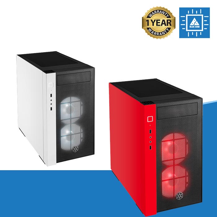 Silverstone Redline 08 Black & Red | Black & White Micro-ATX Case ...