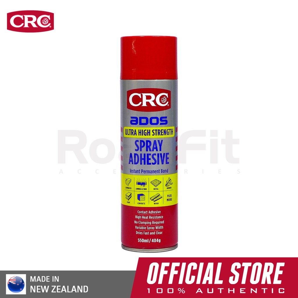 CRC ADOS UHS Ultra High Strength Aerosol Adhesive 550ml, 1 Spray Can ...