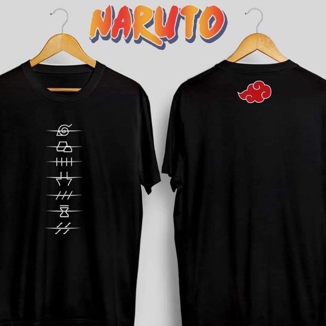 Naruto-Akatsuki T-shirts Printed Cotton Statement Tee Graphic Shirt ...