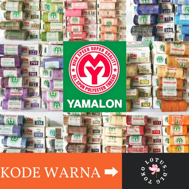 Original Yamalon brand sewing thread (500 yards) | Shopee Philippines