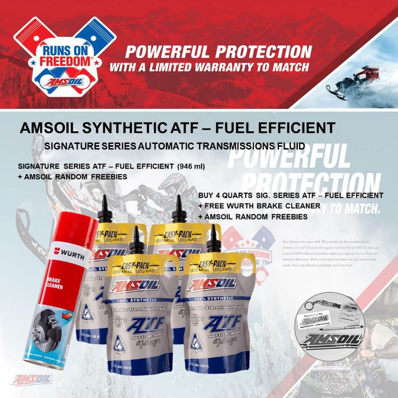 AMSOIL Fuel Efficient Signature Series Synthetic Automatic Transmission ...