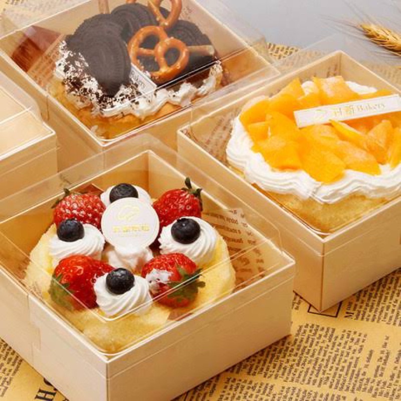 Wooden Dessert Box Cupcake Cake Gift Box Valentines Gift Sushi Box Cake ...