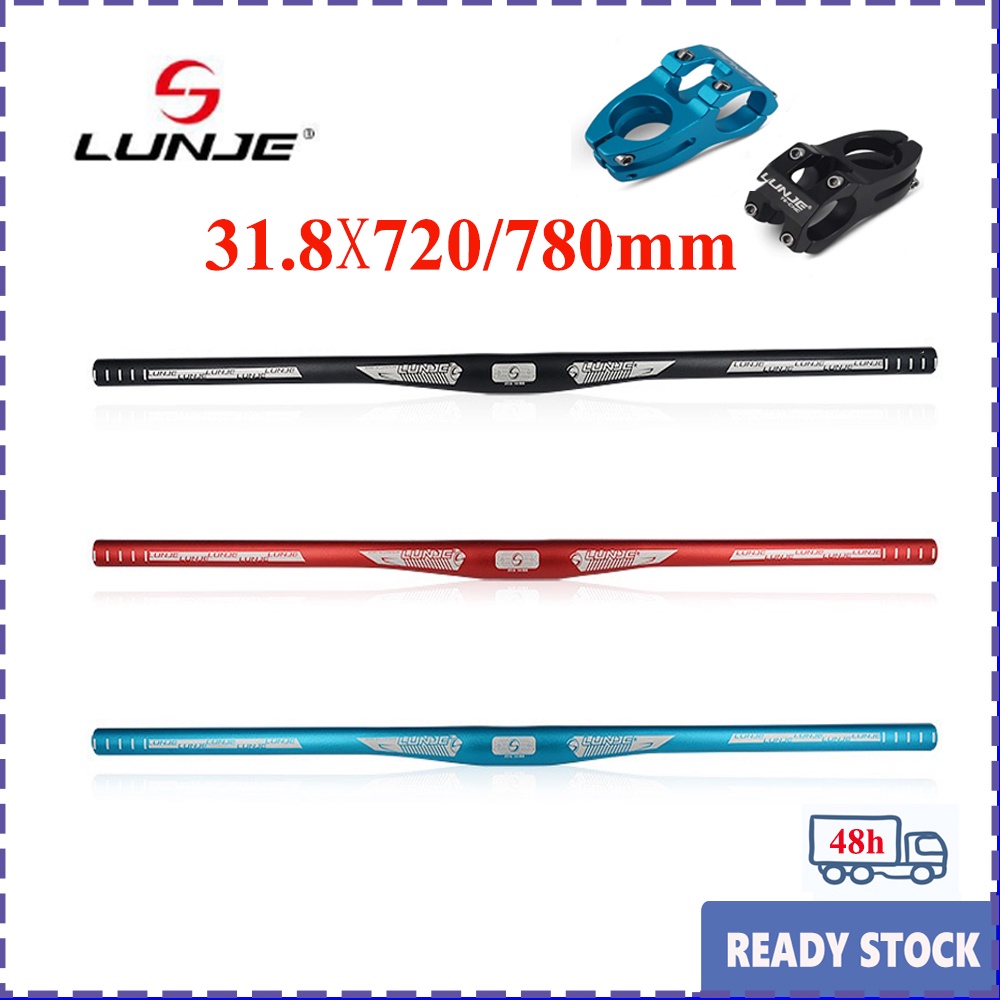 Lunje Straight Aluminum Alloy Bicycle Handlebar 31.8*780mm/720mm ...